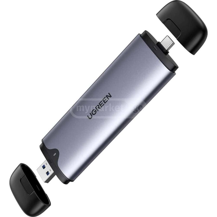 UGREEN USB-C+USB-A M.2 M-Key علبة محرك الأقراص الصلبة 10 جيجابايت / 70 ...